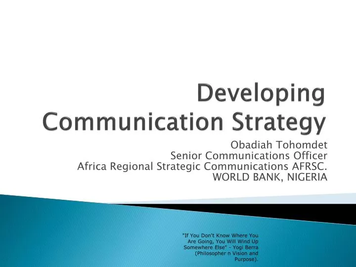 PPT - Developing Communication Strategy PowerPoint Presentation - ID ... PPT - Developing Communication Strategy PowerPoint Presentation - ID ...