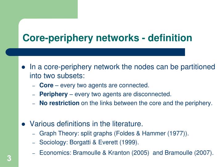 Ppt Power And Core Periphery Networks Powerpoint Presentation Id 4190527