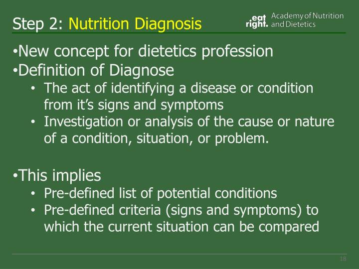 Ppt Nutrition Care Process Terminology Powerpoint Presentation Id