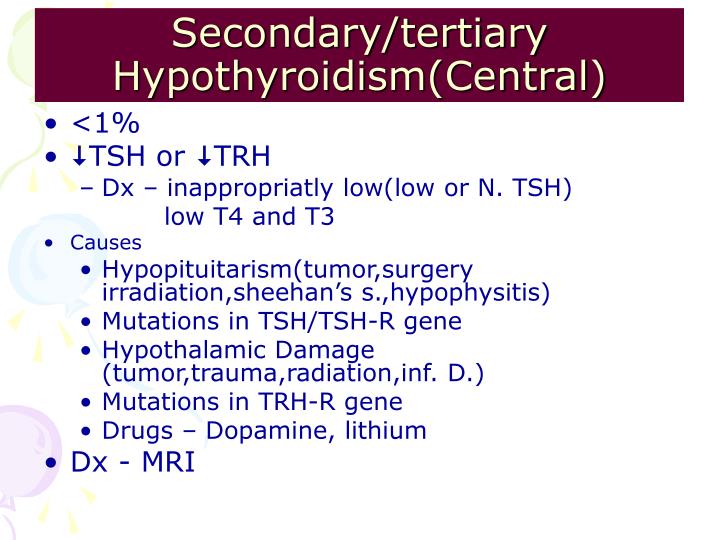 Ppt Hypothyroidism Powerpoint Presentation Id 4539547