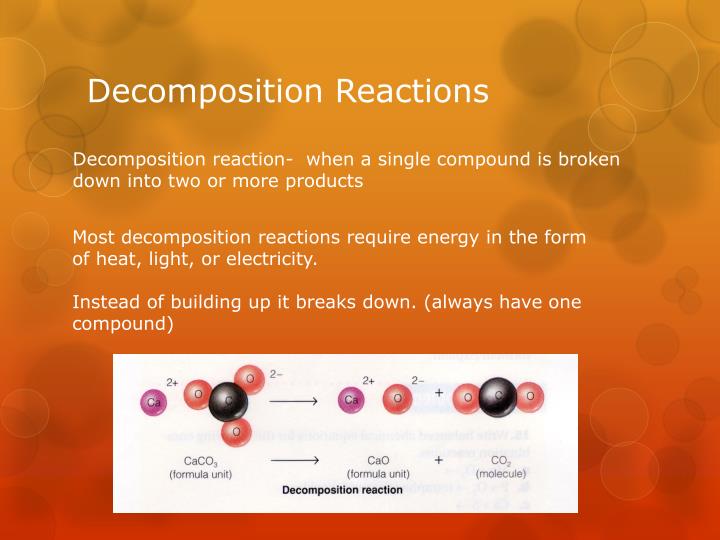 PPT - Decomposition Reactions PowerPoint Presentation - ID:5044885 PPT - Decomposition Reactions PowerPoint Presentation - ID:5044885