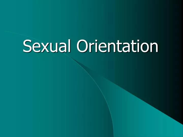 Ppt Sexual Orientation Powerpoint Presentation Id 5101366