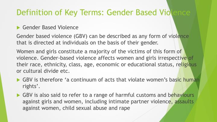 Ppt Sexual And Gender Based Violence Powerpoint Presentation Id 5328722