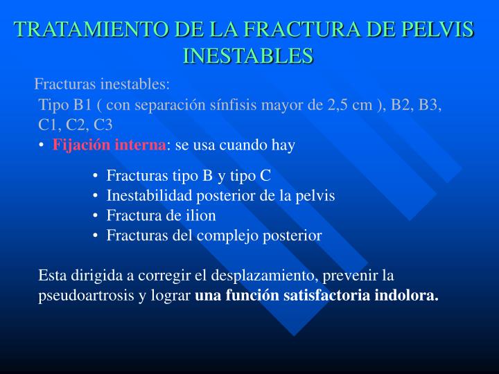 Ppt Tratamiento De La Fractura De Pelvis Powerpoint Presentation Id5349817