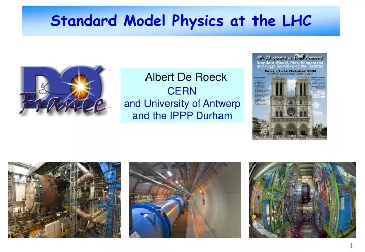 PPT - Standard Model Physics at the LHC PowerPoint Presentation, free ...