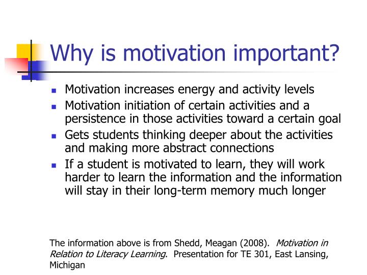 PPT - Motivation PowerPoint Presentation - ID:3605996