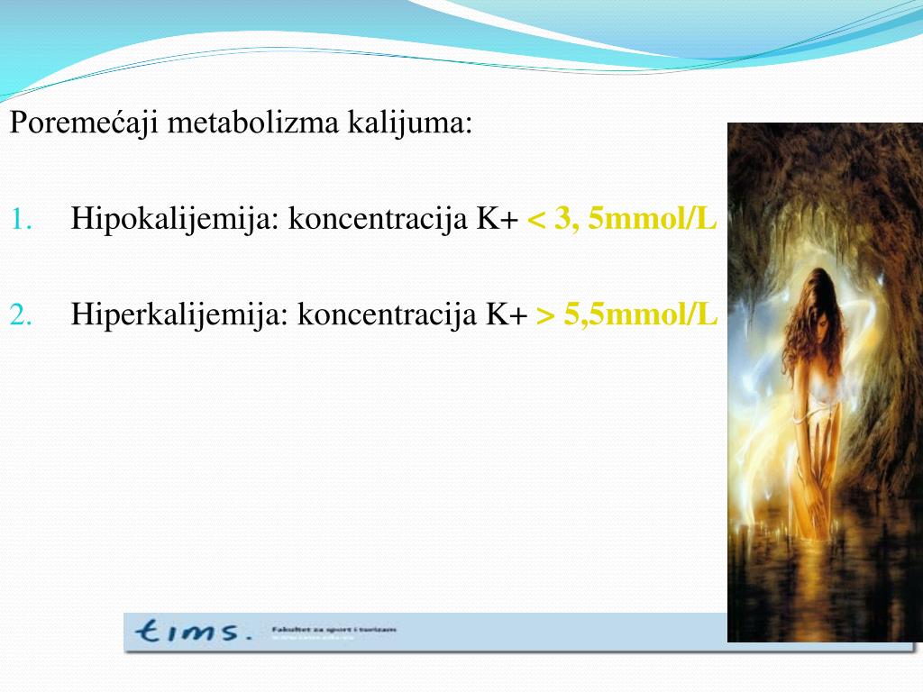 PPT - POREMEĆAJI METABOLIZMA KALIJUMA Doc . dr. sc. med Dejan G ...