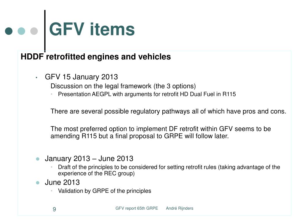 PPT - Informal Group on Gaseous Fuelled Vehicles (GFV) PowerPoint ...
