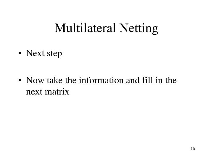 PPT - NETTING PowerPoint Presentation - ID:3607571