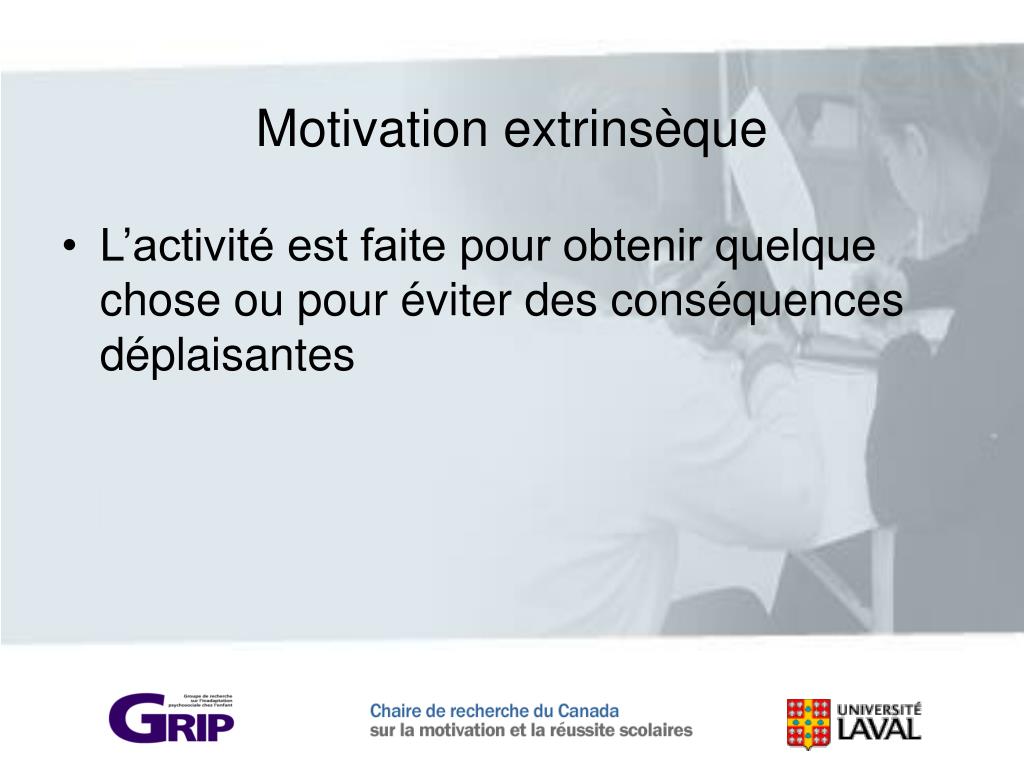 PPT - La motivation des étudiantes et des étudiants Frédéric Guay ...