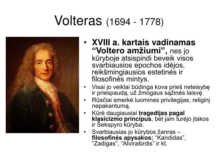 PPT - Šviečiamasis amžius – XVIII a. ( arba Apšvietos, arba Proto ...