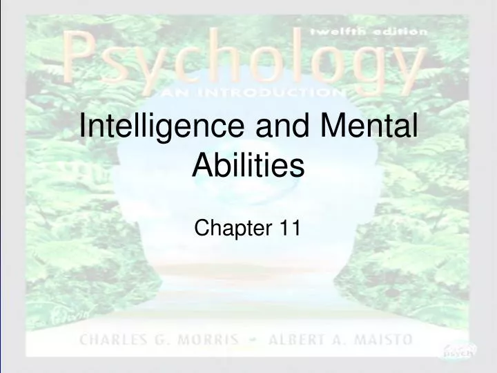 PPT - Intelligence and Mental Abilities PowerPoint Presentation, free ...