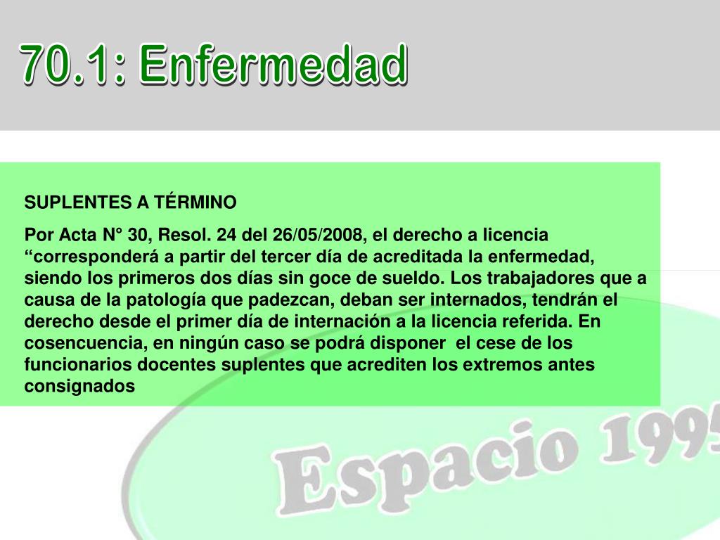 PPT - Estatuto del Funcionario Docente: Licencias PowerPoint ...