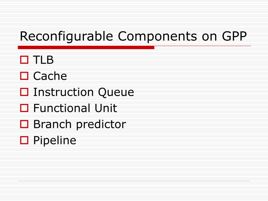 Ppt Reconfigurable Computing Platforms Powerpoint Presentation Free