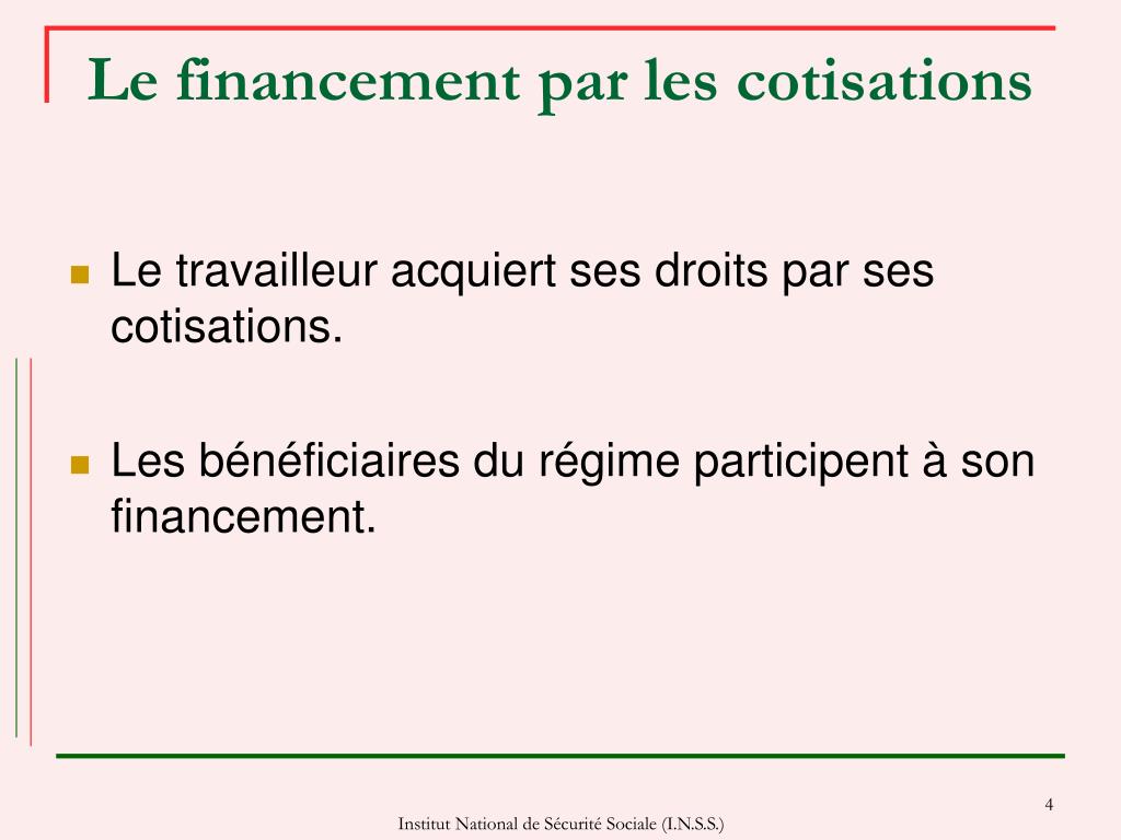 PPT - Recouvrement des cotisations de sécurité sociale en Afrique ...