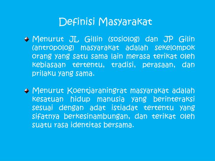PPT - Masyarakat PowerPoint Presentation - ID:3618881