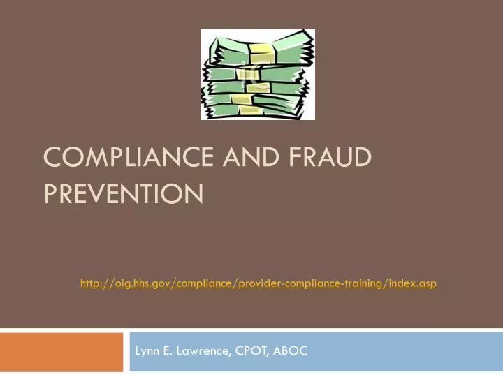 PPT - Compliance and Fraud Prevention PowerPoint Presentation, free ...