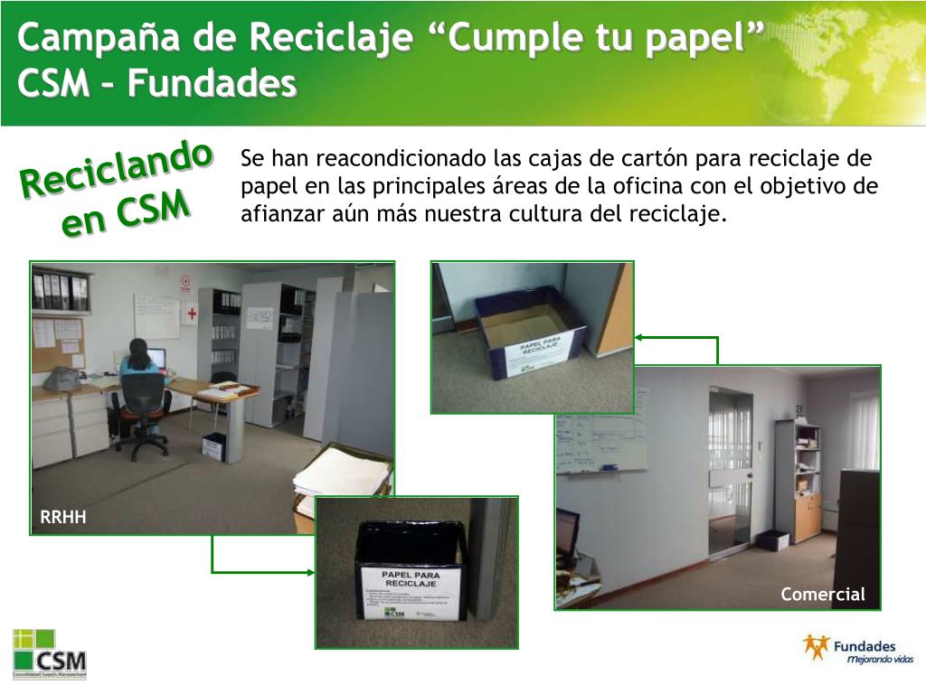 Ppt Campaña De Reciclaje “cumple Tu Papel” Powerpoint Presentation