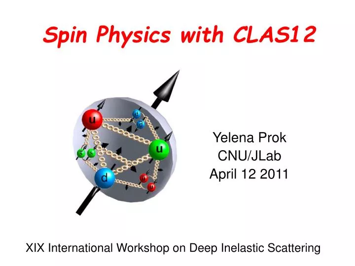 PPT - Spin Physics with CLAS12 PowerPoint Presentation, free download ...