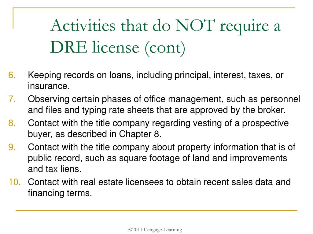 PPT - California Department of Real Estate (DRE) License Activity for ...