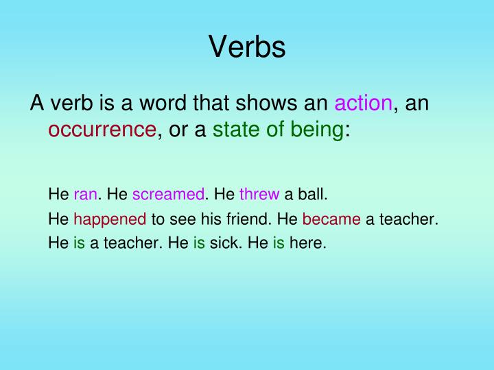 PPT - Verbs, Adverbs, Prepositions, Conjunctions, Interjections ...