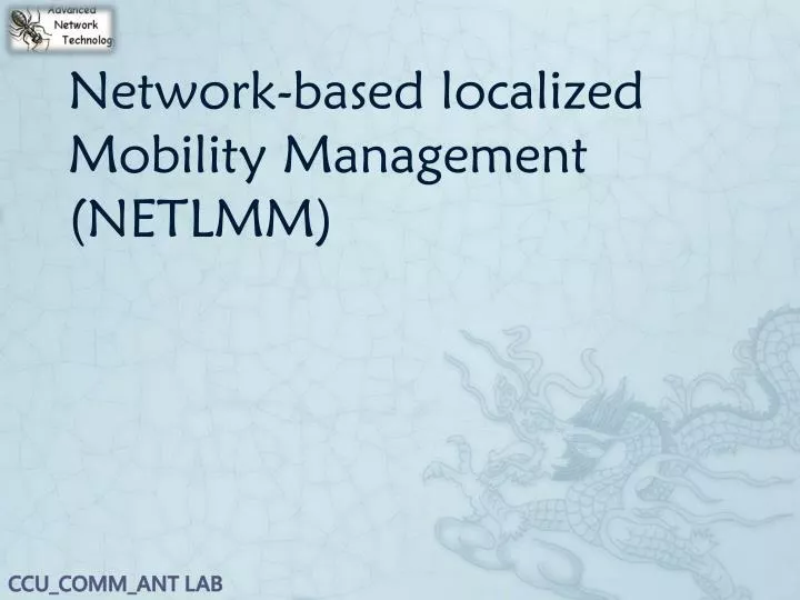 Ppt Network Based Localized Mobility Management Netlmm Powerpoint Presentation Id 3622039