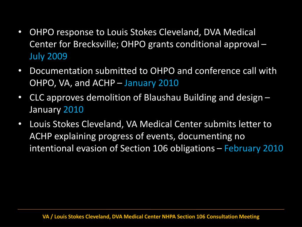 PPT - Louis Stokes Cleveland Department of Veterans Affairs Medical ...