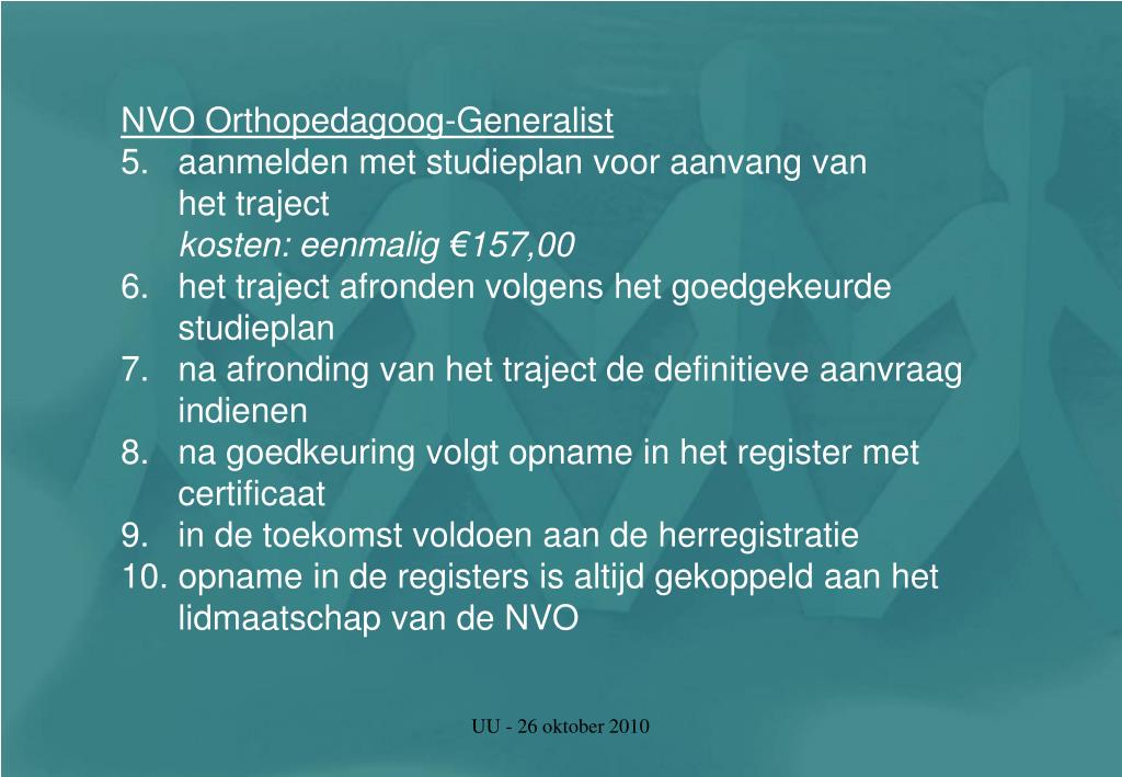 PPT - Wat is en doet de NVO? De NVO-registraties PowerPoint ...