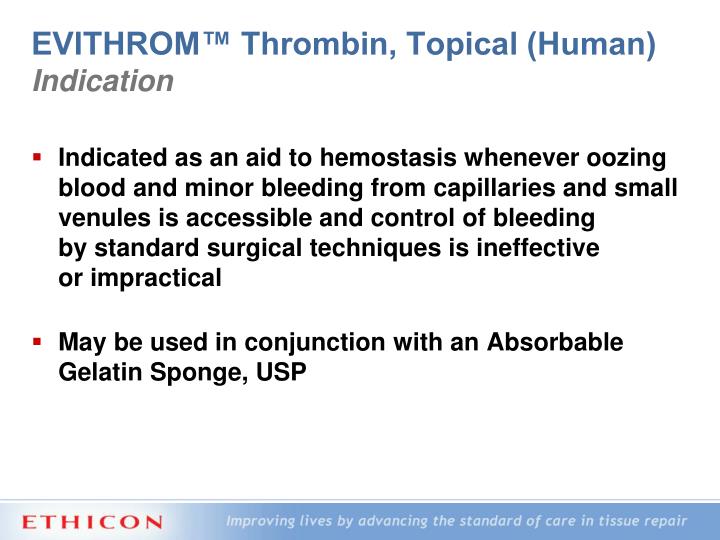 PPT - Plasma-Derived Products Pathogen Safety Of EVITHROM™ Thrombin ...
