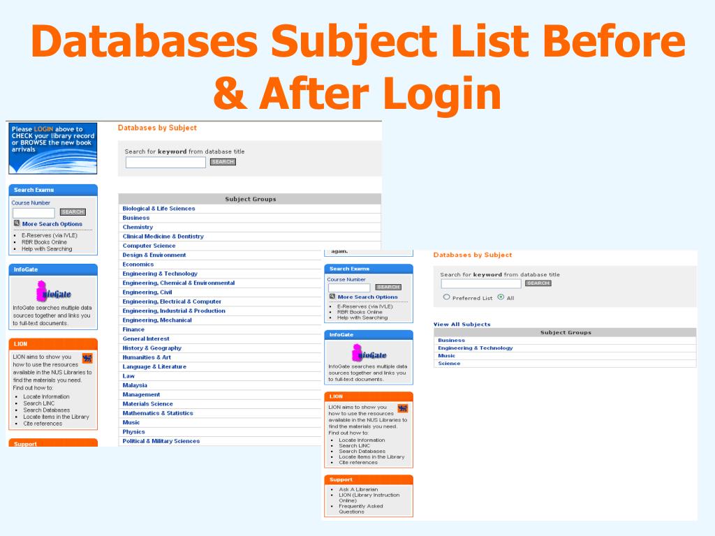 PPT - National University of Singapore Libraries PowerPoint ...