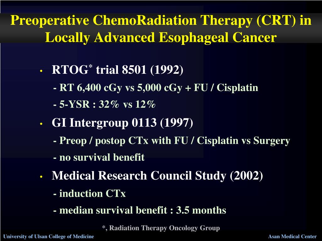 PPT - Induction Therapy for Locally Advanced Esophageal Cancer ... PPT - Induction Therapy for Locally Advanced Esophageal Cancer ...
