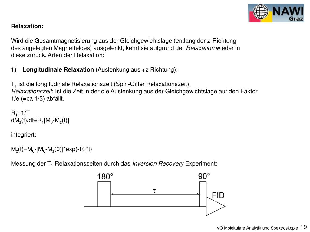 PPT - Wieviele Orientierungen im Magnetfeld hat ein Atomkern mit Spin 3 ...