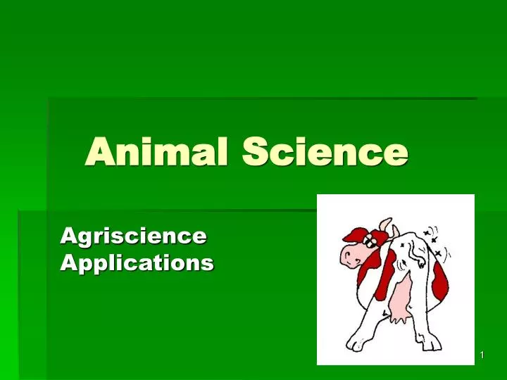 PPT - Animal Science PowerPoint Presentation, free download - ID:3627171