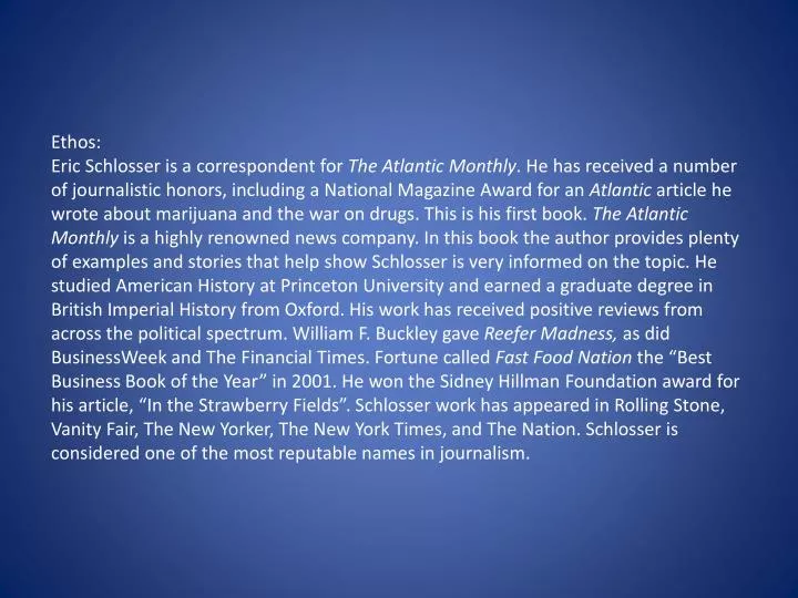 PPT - Ethos: PowerPoint Presentation, free download - ID:3630138