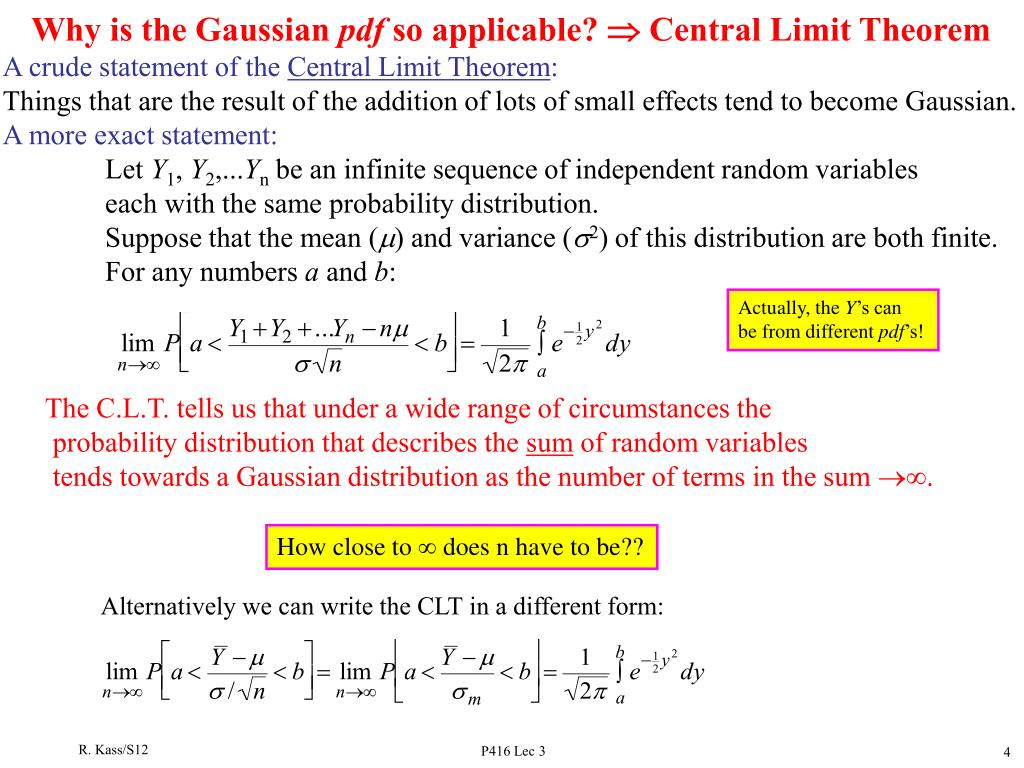 PPT - Lecture 3 The Gaussian Probability Distribution Function ... PPT - Lecture 3 The Gaussian Probability Distribution Function ...