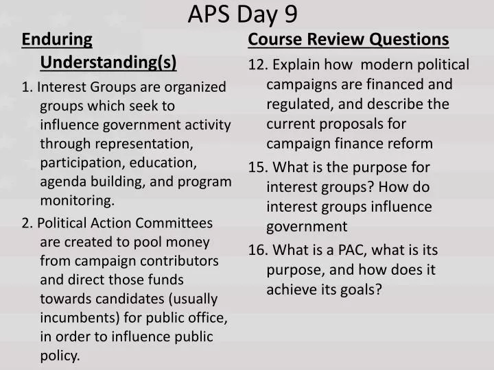 PPT - APS Day 9 PowerPoint Presentation, free download - ID:3633509