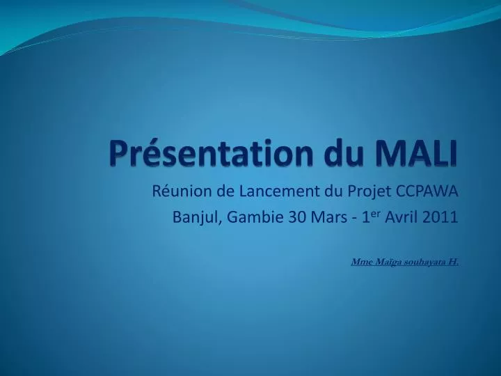 PPT - Présentation du MALI PowerPoint Presentation, free download - ID:3636097
