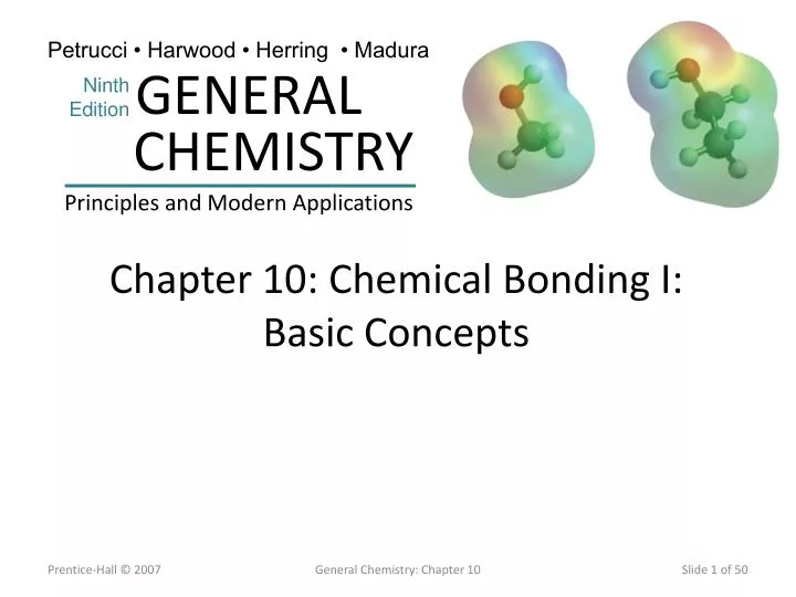 PPT - Chapter 10: Chemical Bonding I: Basic Concepts PowerPoint ...