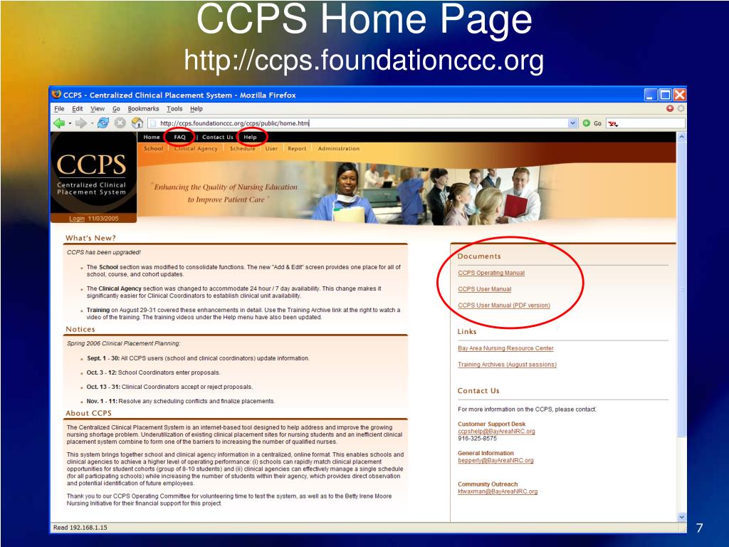 PPT - Centralized Clinical Placement System (CCPS) Regional Health ...