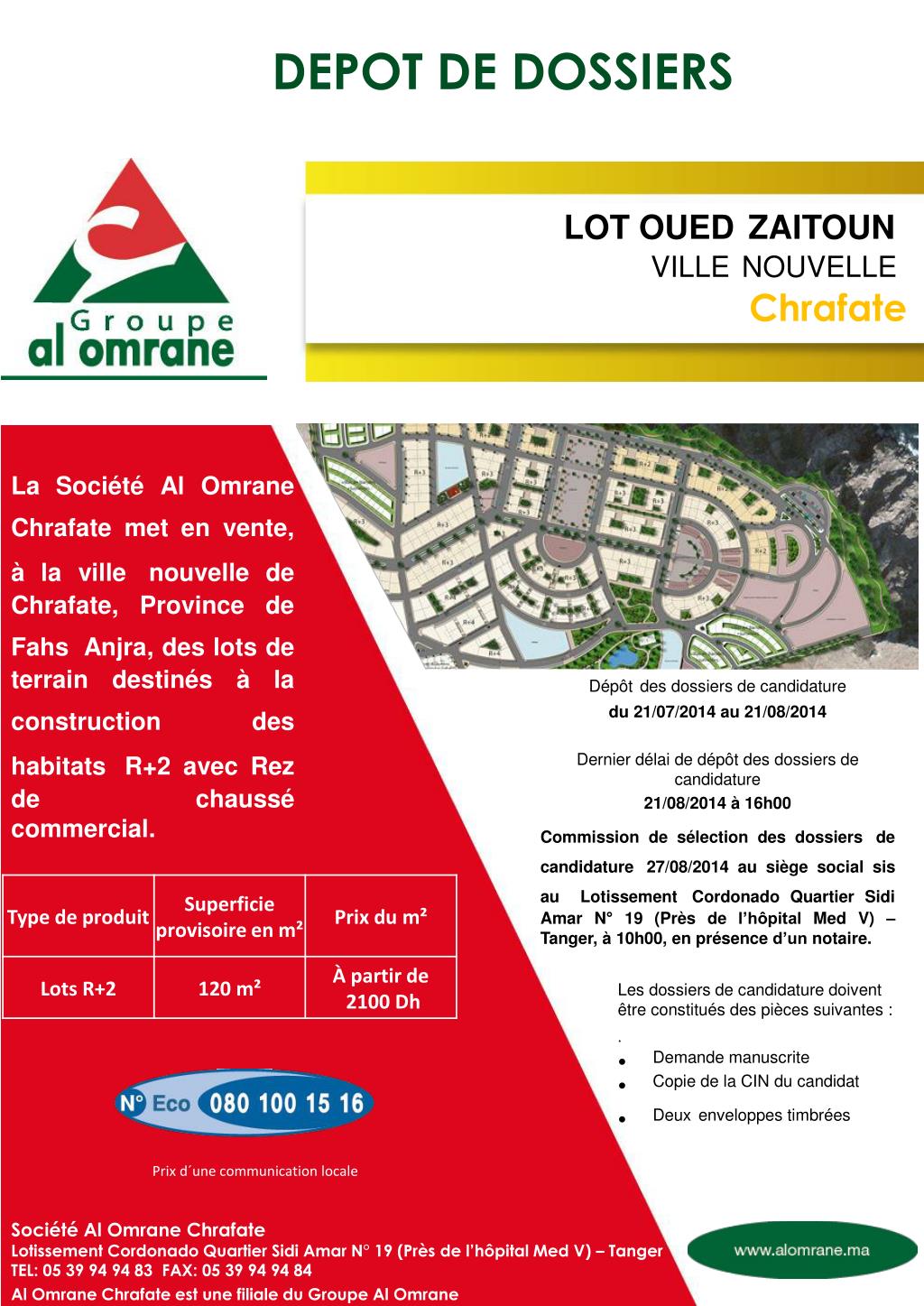 PPT - Société Al Omrane Chrafate PowerPoint Presentation, free download ...