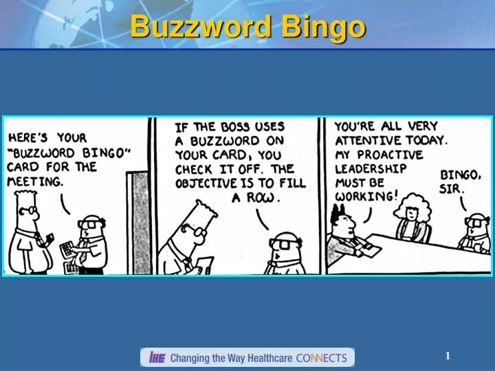 PPT - Buzzword Bingo PowerPoint Presentation, free download - ID:3638700