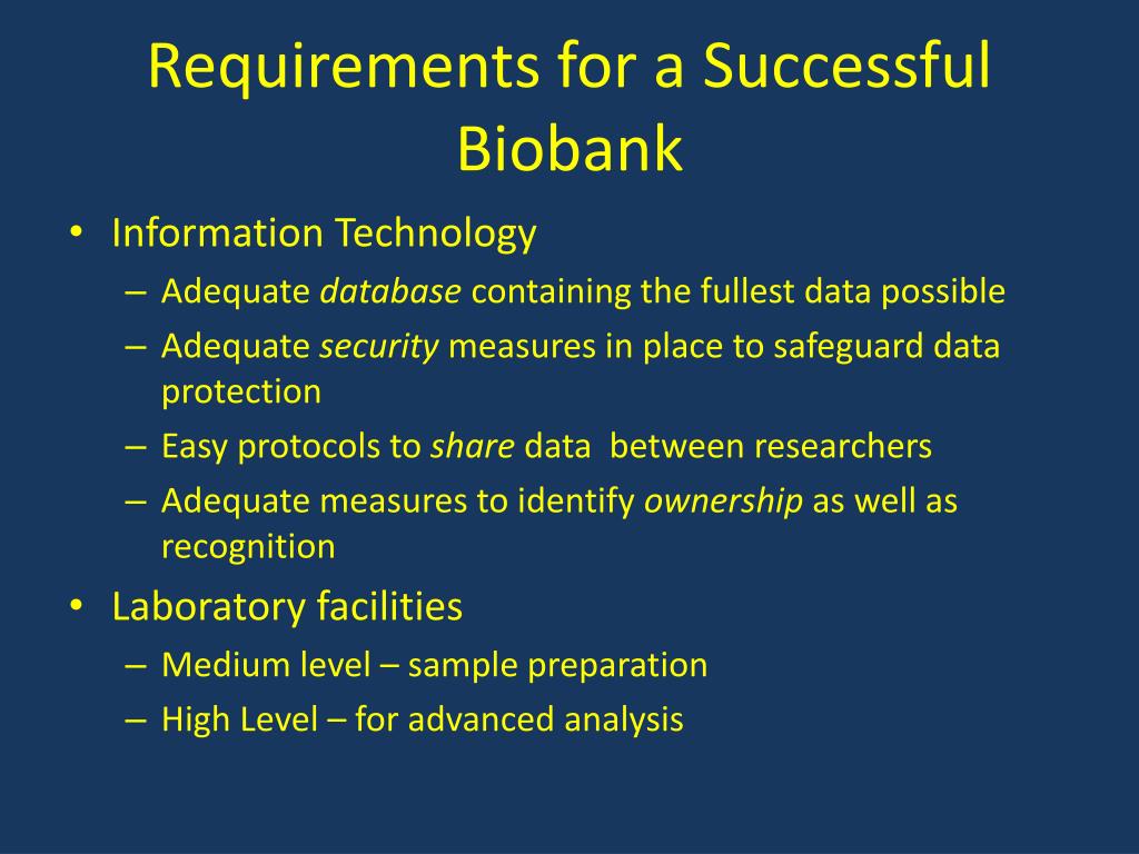 PPT - Medicel (AOECS 2011) PATIENT FIRST – AT THE CENTER BIOBANKING ...