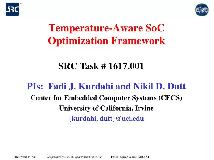 PPT - Temperature-Aware SoC Optimization Framework PowerPoint ...