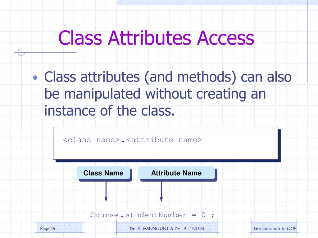 Ppt Objects And Instance Attributes And Variables Powerpoint Presentation Id3640219