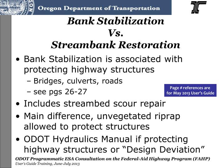 PPT - Bank Stabilization PowerPoint Presentation - ID:3640455