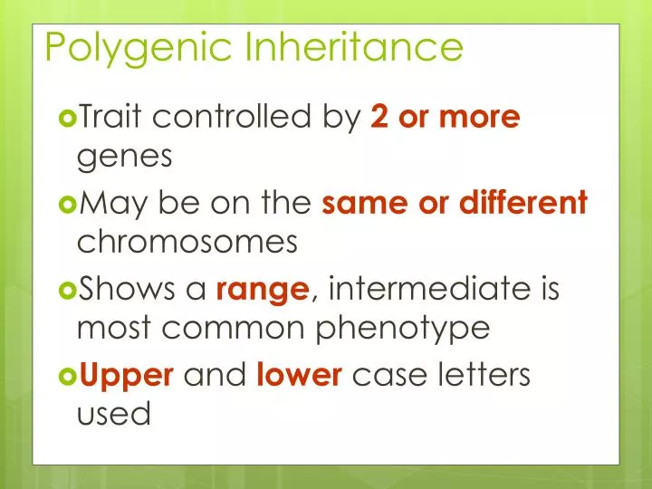 PPT - Polygenic Inheritance PowerPoint Presentation, free download - ID ...