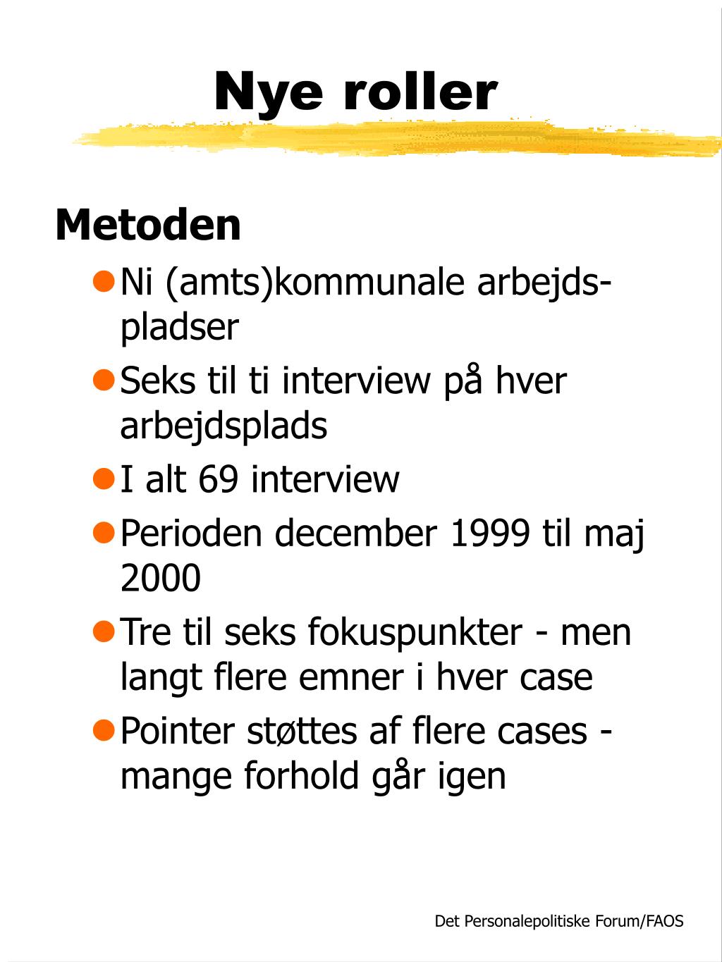 PPT - Nye roller PowerPoint Presentation, free download - ID:3641475