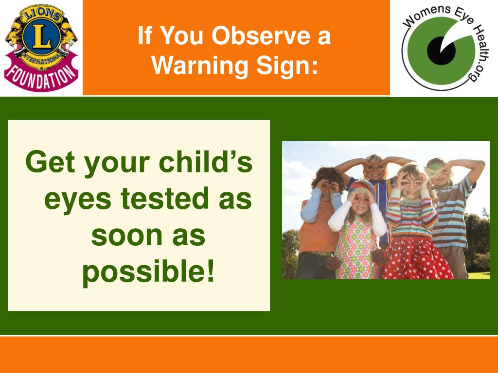 PPT - Lions Clubs International Foundation and Women’s Eye Health ...