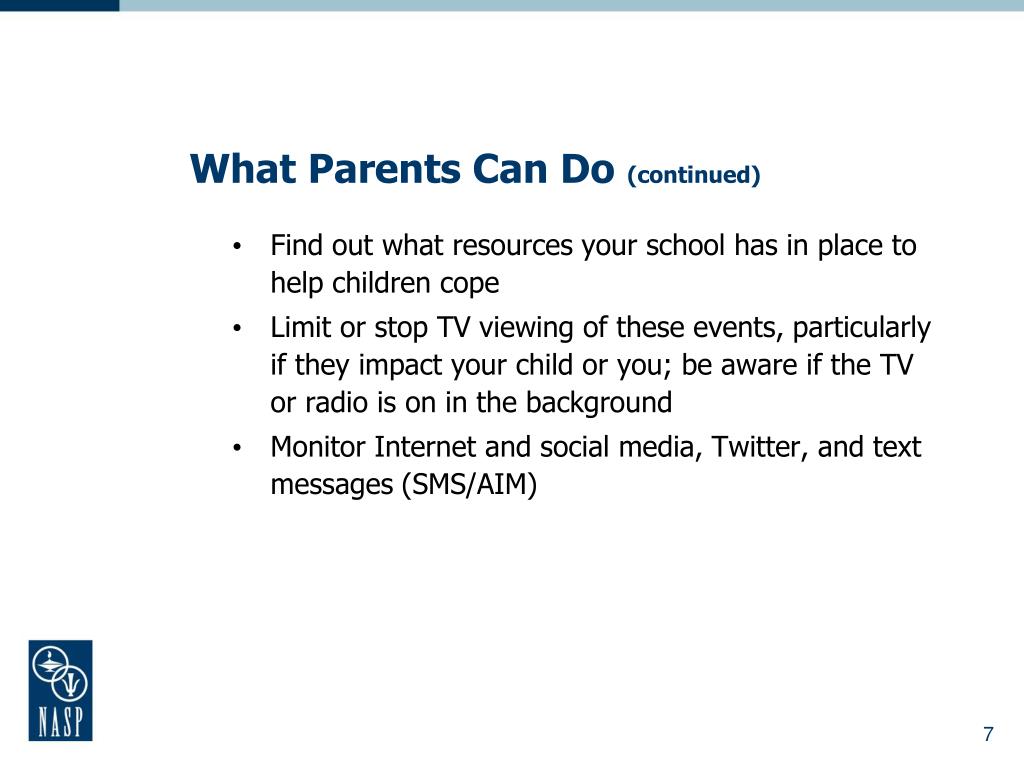 PPT - Supporting Children After Tragedy: Tips for Parents & Teachers ...