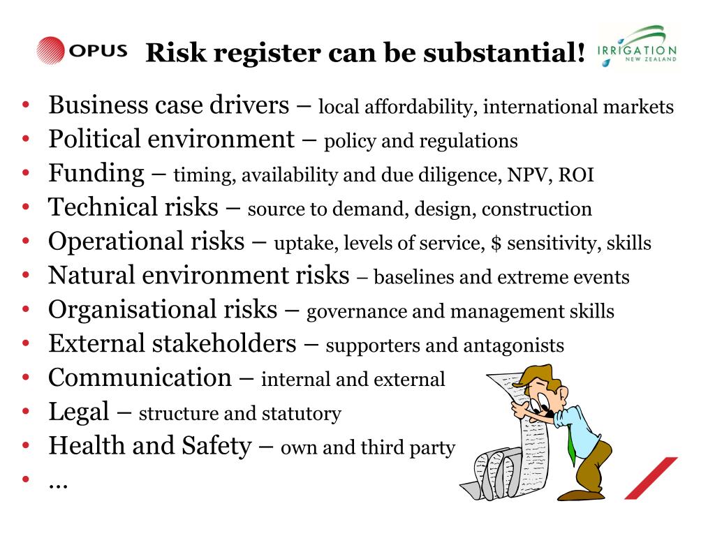 PPT - Risks and Opportunities in Irrigation Infrastructure Development ...